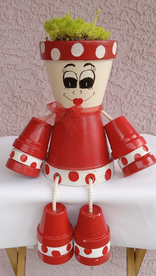 Terra Cotta Pot Person planter | Ocala4Sale | Buy & Sell in Ocala, FL