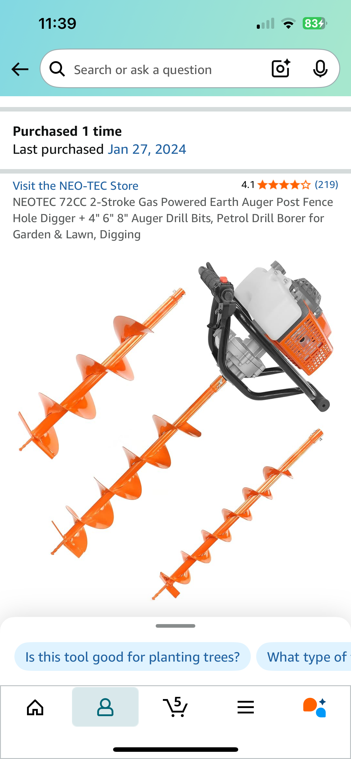 NEW Auger post fence hole digger hand held | Ocala4Sale | Buy & Sell in ...